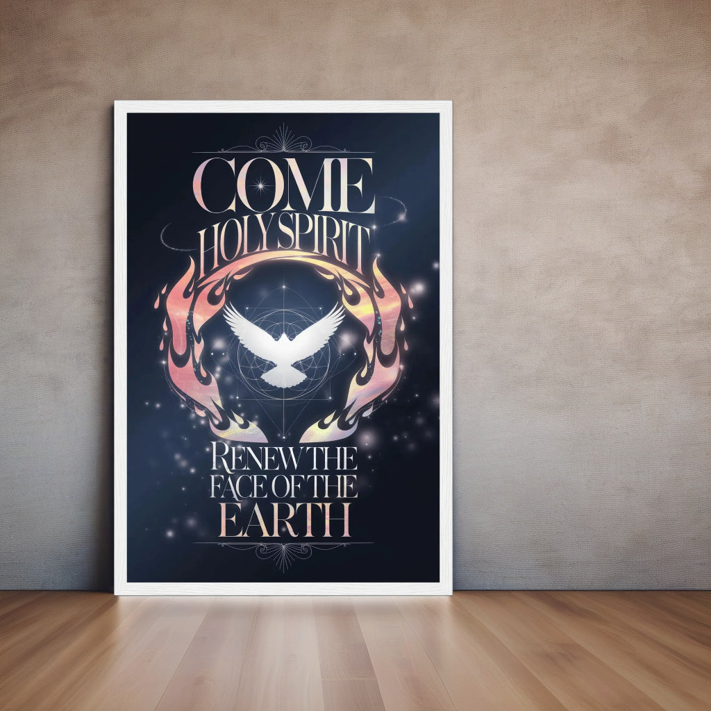 Come Holy Spirit | Luxury Pentecost Wall Art | Sacred Decor – Lafia Craft