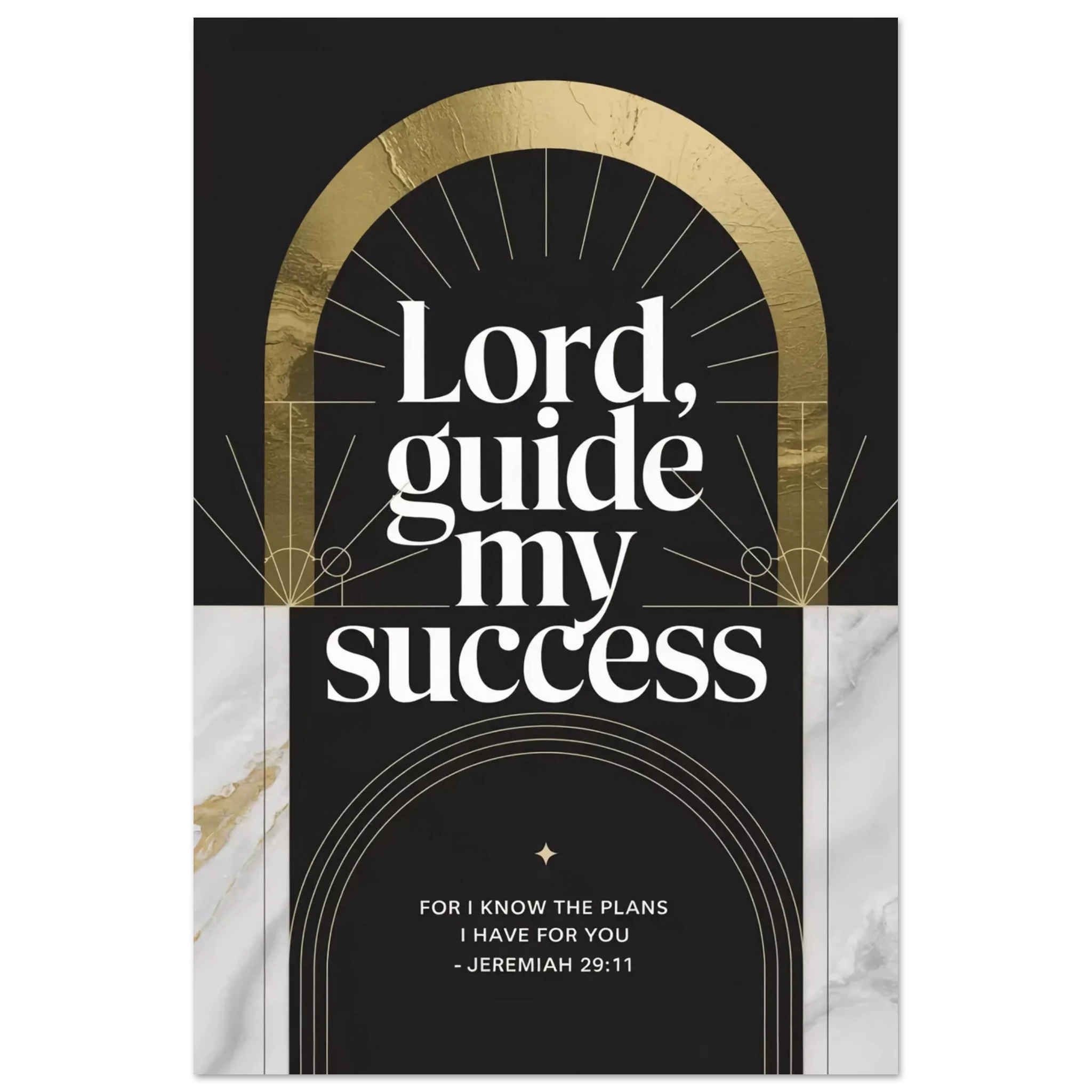 Lord Guide My Success | Christian Success Wall Art Print – Lafia Craft